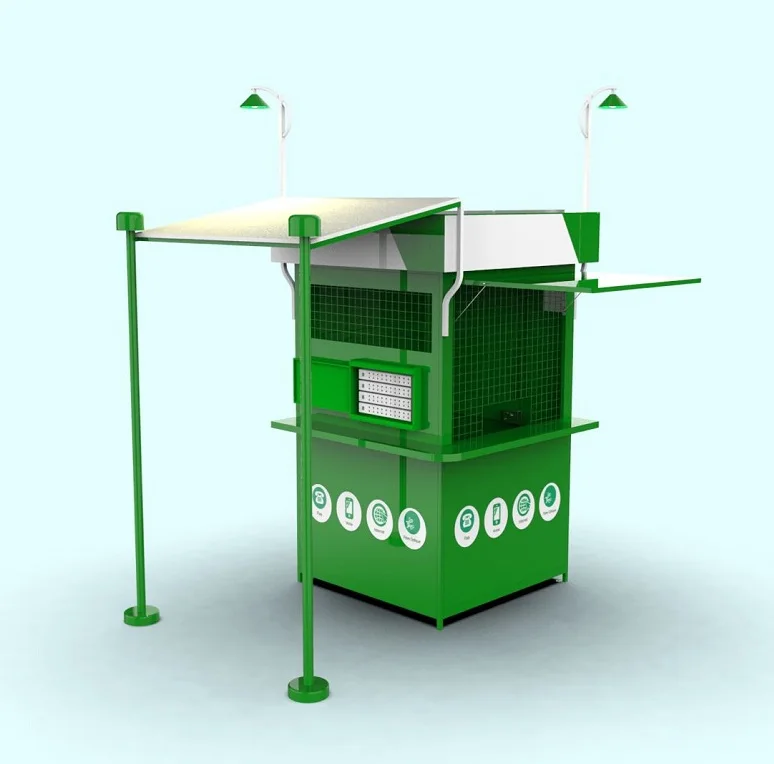 Solar Phone Charging Station - Perfect for Outdoor Kiosks