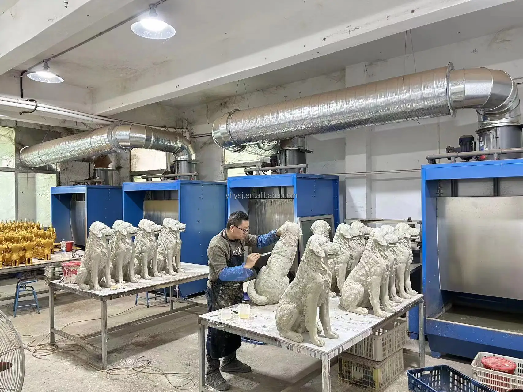 Skeleton Dragon Crystal Cavern Statue Dragons Decor Figurine Ossuary ...