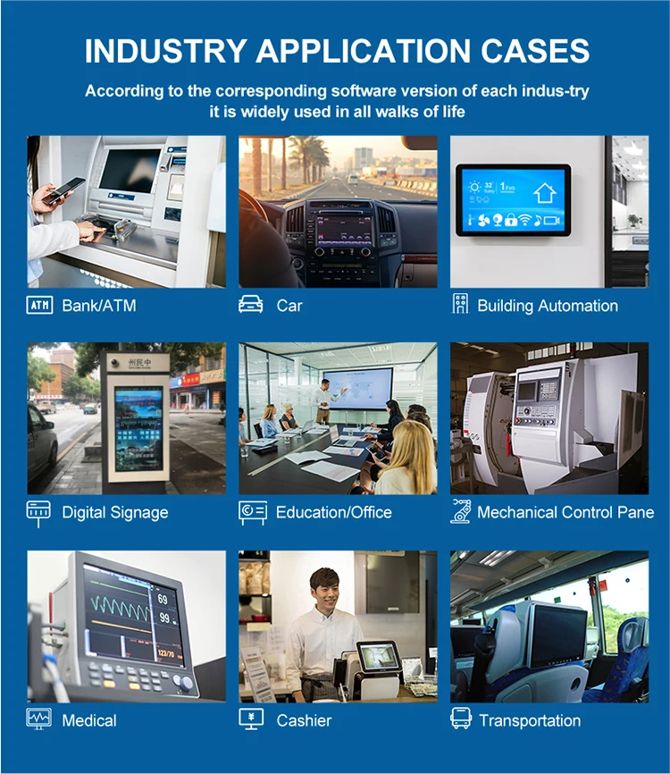 RK3288 RK3399 RK3566 RK3568 Embedded Tablets - Waterproof & Durable