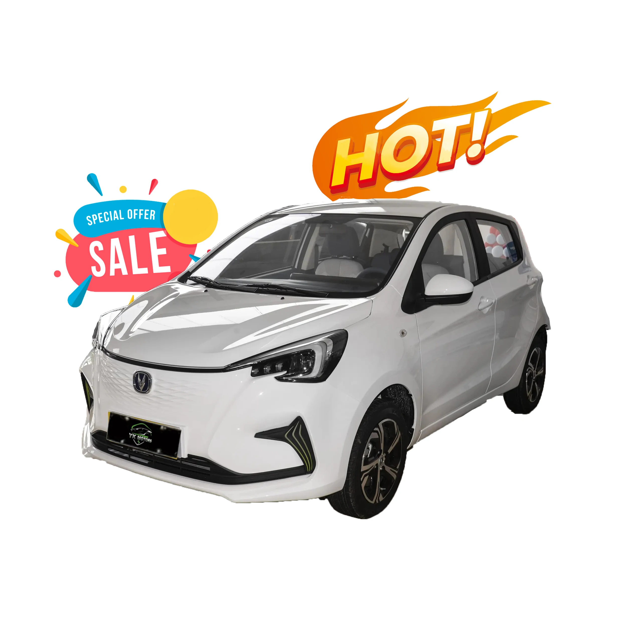 Yk Motors 2024 Ev Electric Vehicle High Speed Changan Benben Estar Made In Long Range Cheap Mini ...
