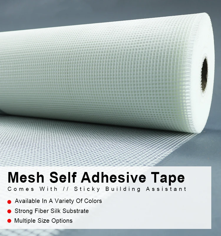 Waterproofing Mesh Fiberglass Adhesive Dry Wall Self-Adhesive Glass ...