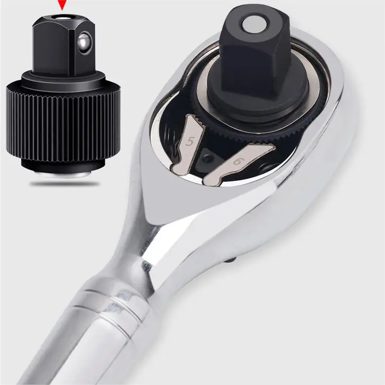Mini Short Handle Ratchet Wrench Bidirectional Sleeve Wrench Tool Set ...