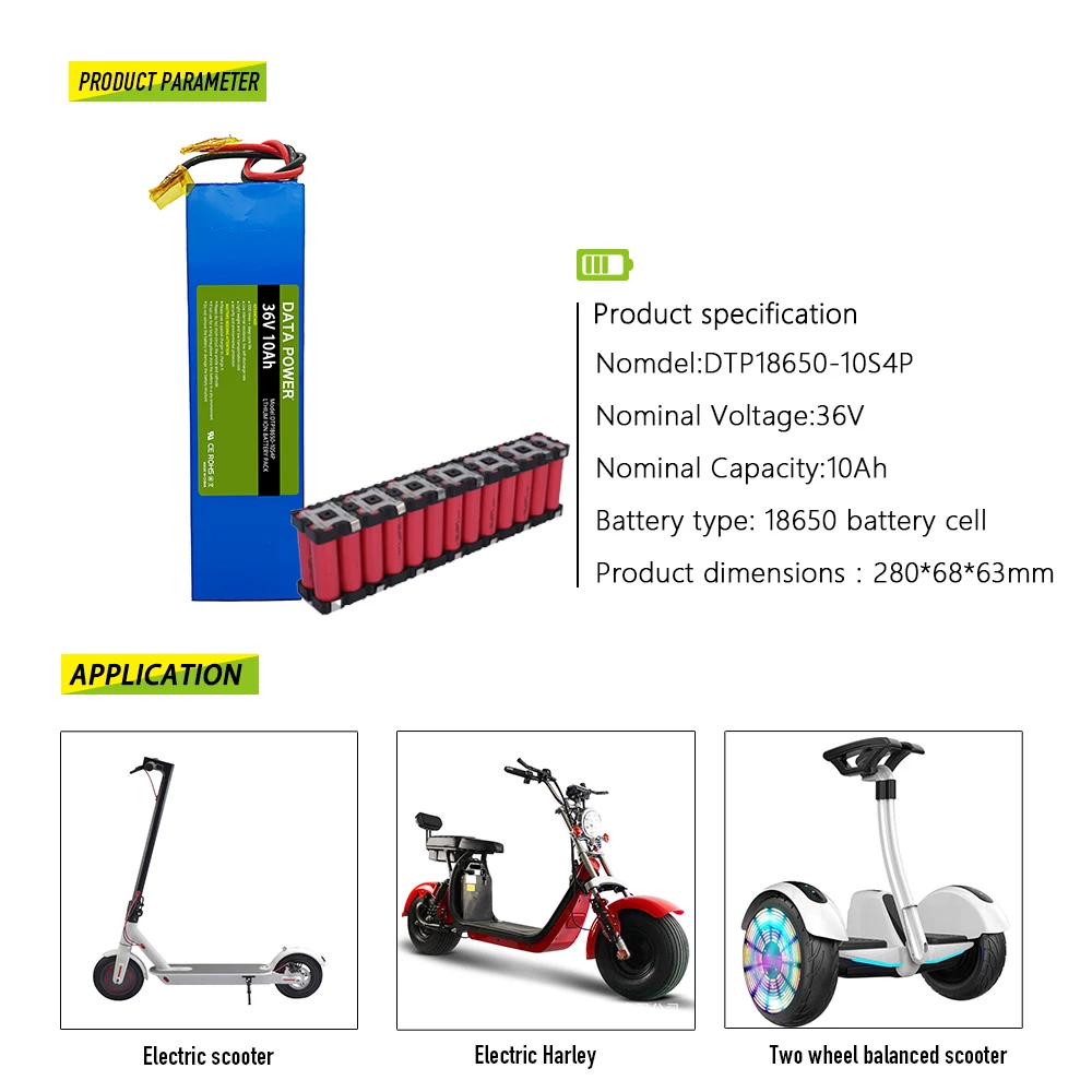 36V 9000mah E-Bike Battery - Reliable Power for Electric Bikes
