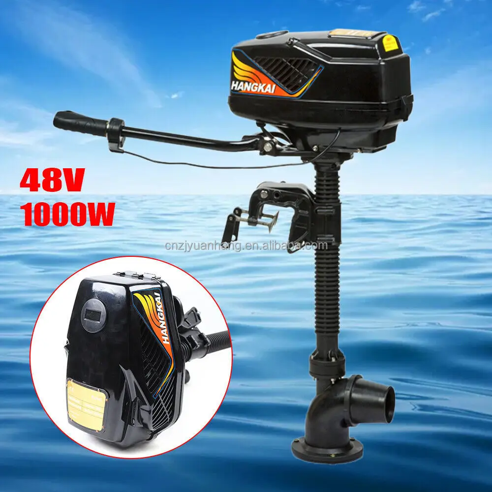 Hangkai 1000w Electric Outboard Motors For Inflatable Boats