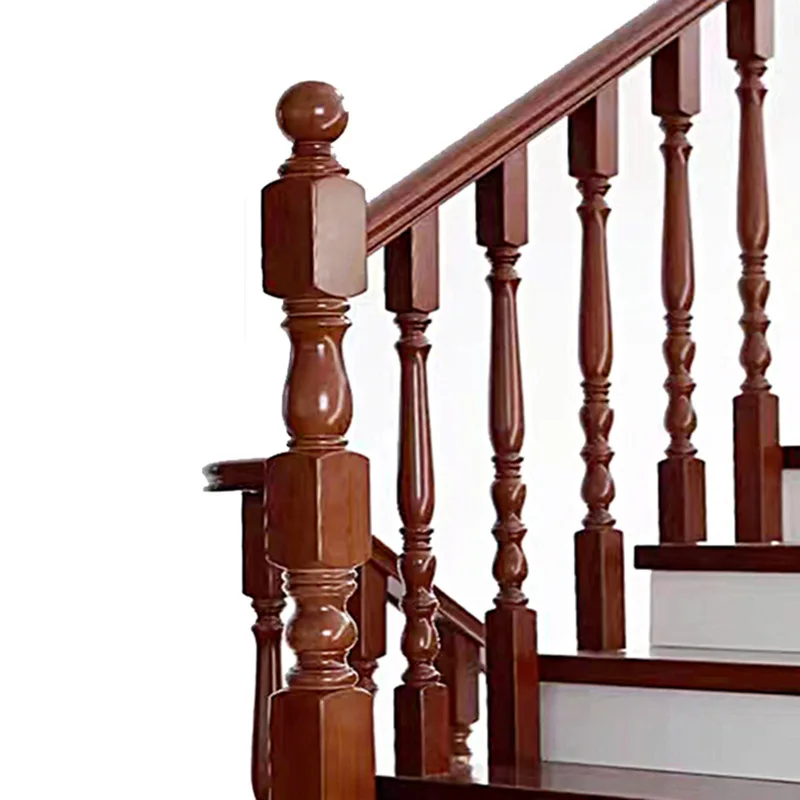 Decorative Stair Railing/baluster/spindles Wood Stair Pillar - Buy ...