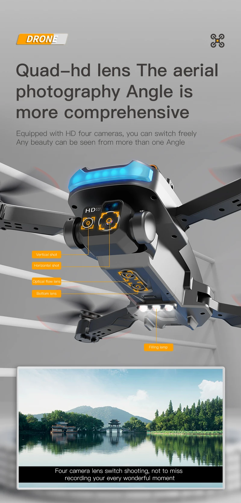 P15 GPS Drone with Dual 4K/8K Cameras - Obstacle Avoidance