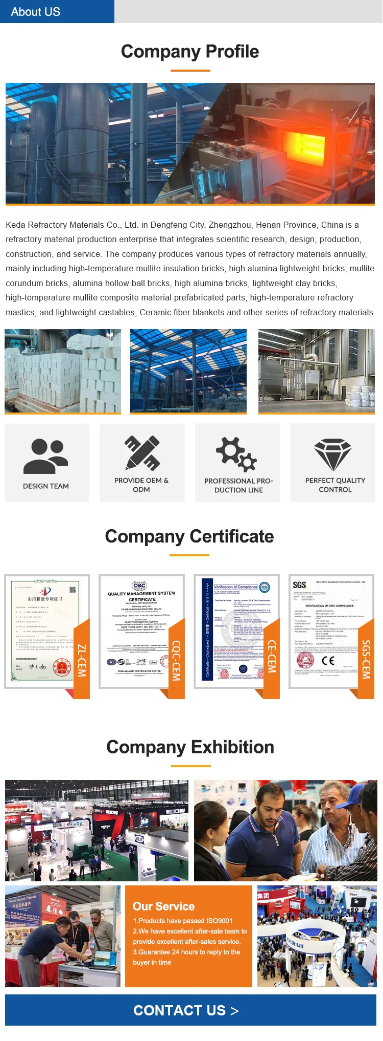 Customized By Partner For Al2o3 Content Refractory,High Corrosion ...