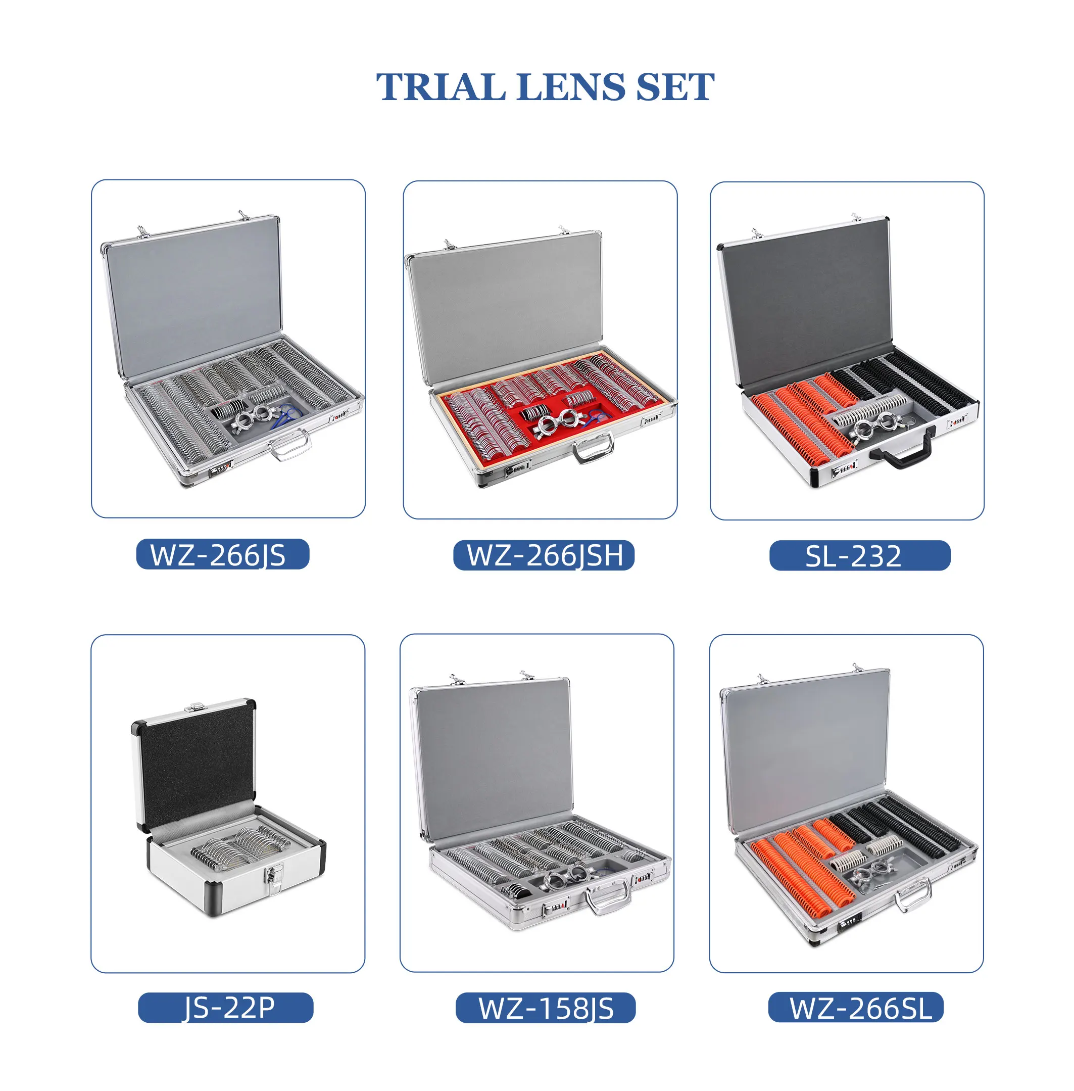 SJ Optics WZ-266JSH Trial Lens Set - High-Quality Optical Instruments