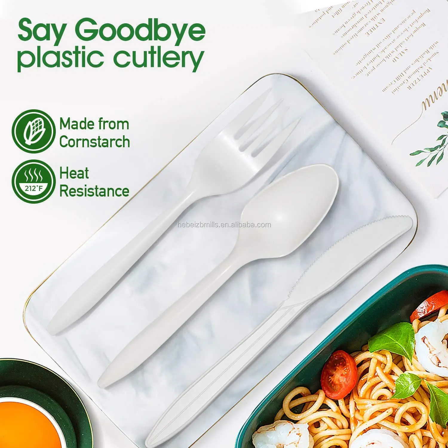 Compostable And Biodegradable Sugarcane Bagasse Eco-friendly Dinnerware ...