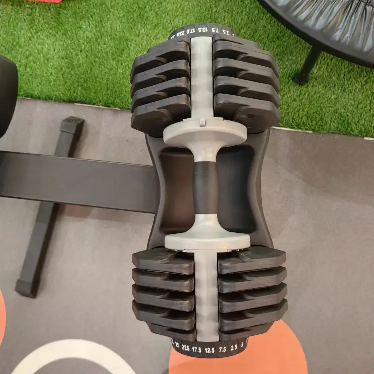 Adjustable Dumbbell Sets 10-25kg Multiweight Options Weighted Dumbbell ...