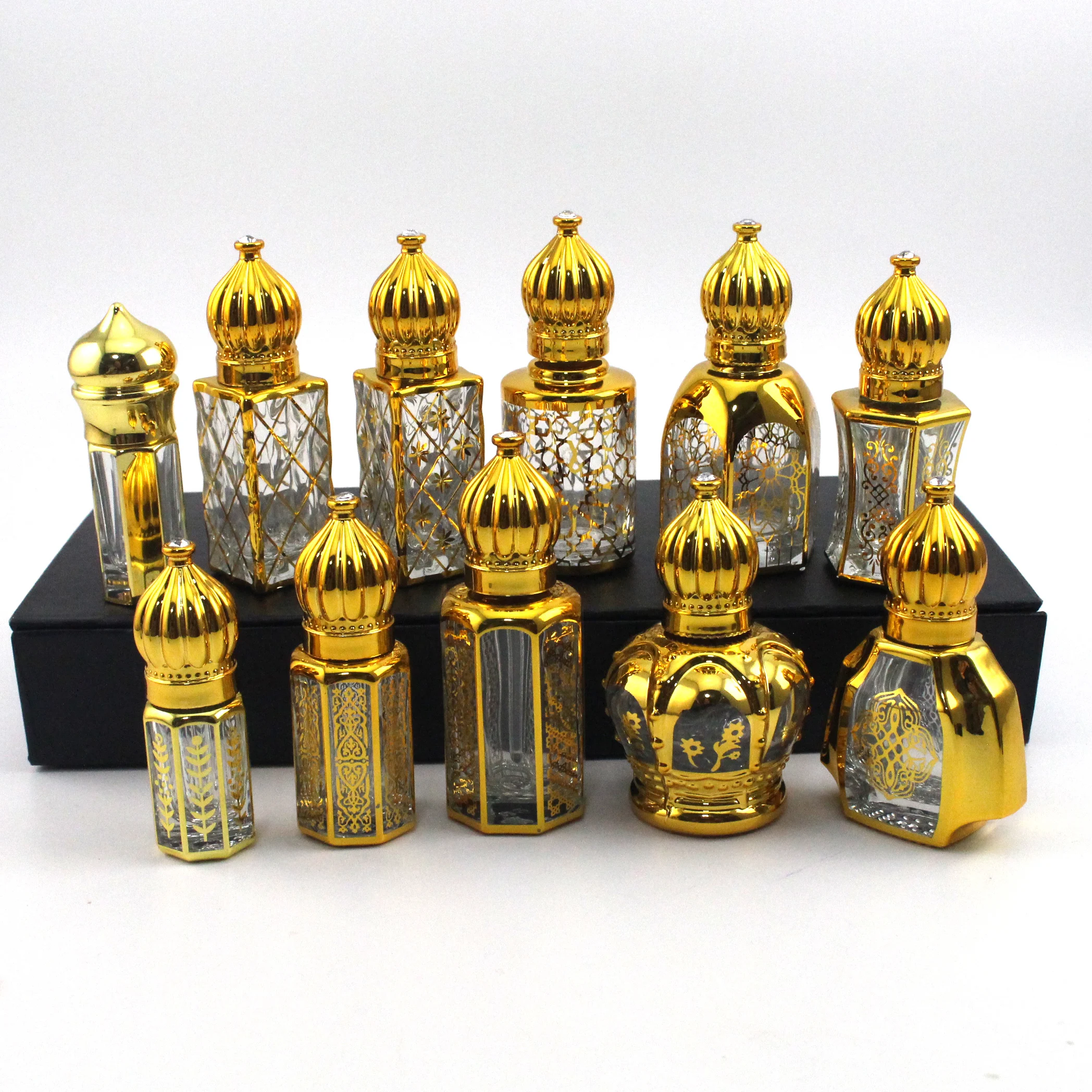 Zamac Octagon Gold Arabian Arabic Essential Oil 3ml Tester