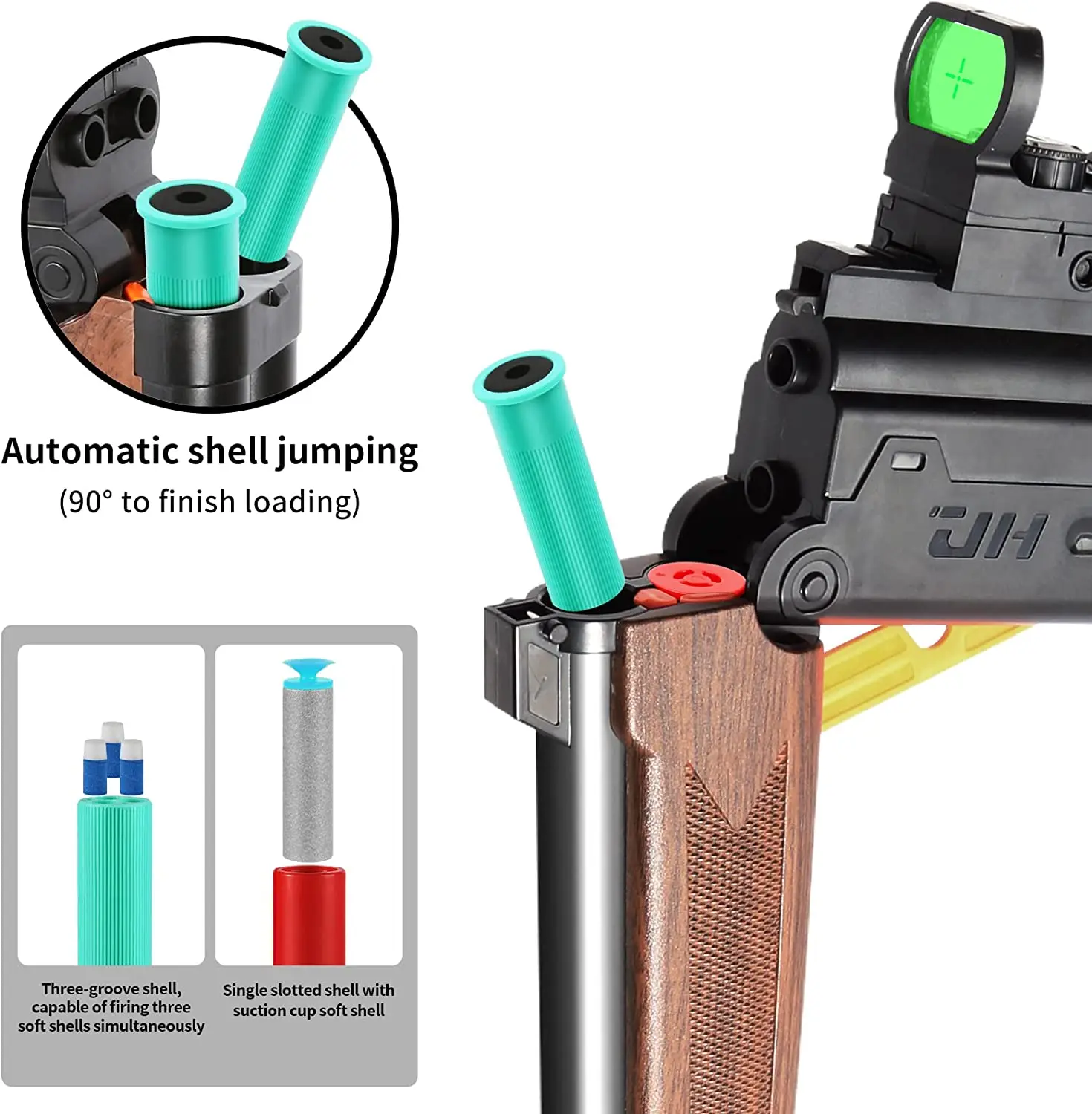 Hot Shell Ejecting Desert Eagle M1911 Glocer Airsoft Shoot Outdoor Game ...