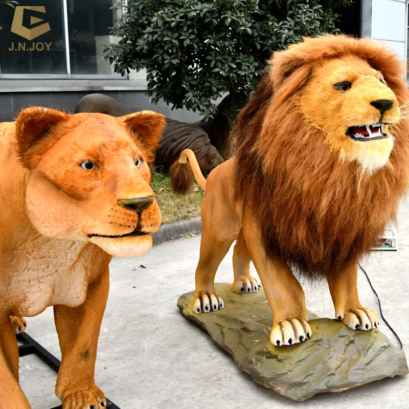 Lion Animatronic - Realistic Handmade Model for Parks
