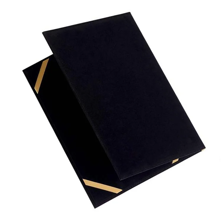 Alibaba.com: Custom Made Leather Velvet Certificate Folder, Black PU ...