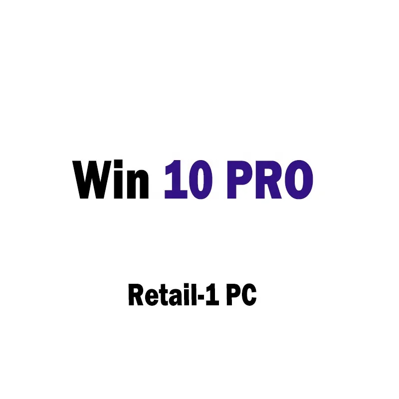 Win 10 Professional Retail Key 1 Pc 100% Online Activation Win 10 Pro ...