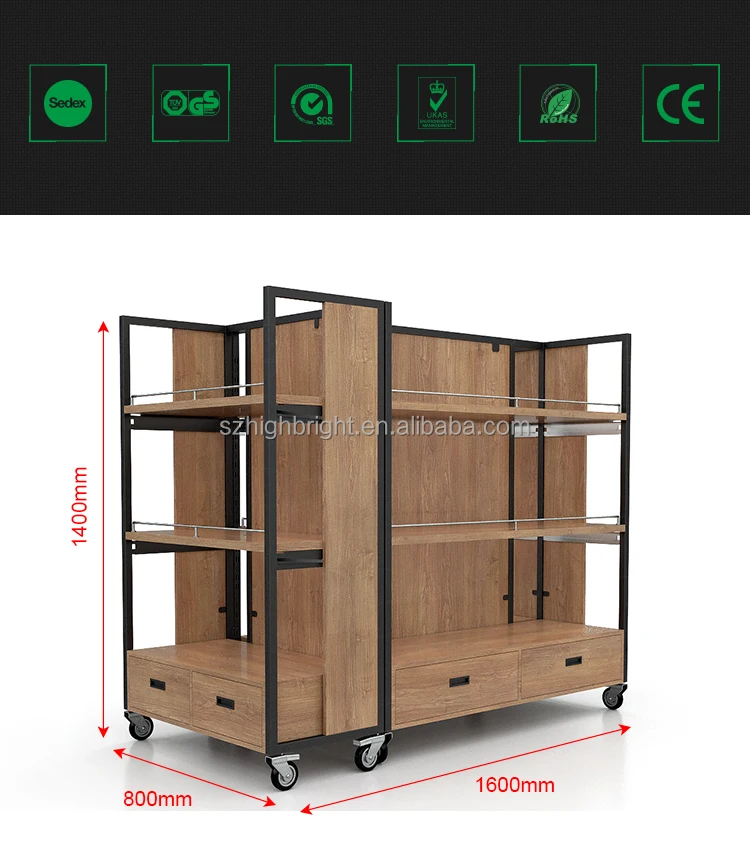 Retail Customized Heavy Duty Display Sstand Display Racks Supermarket ...