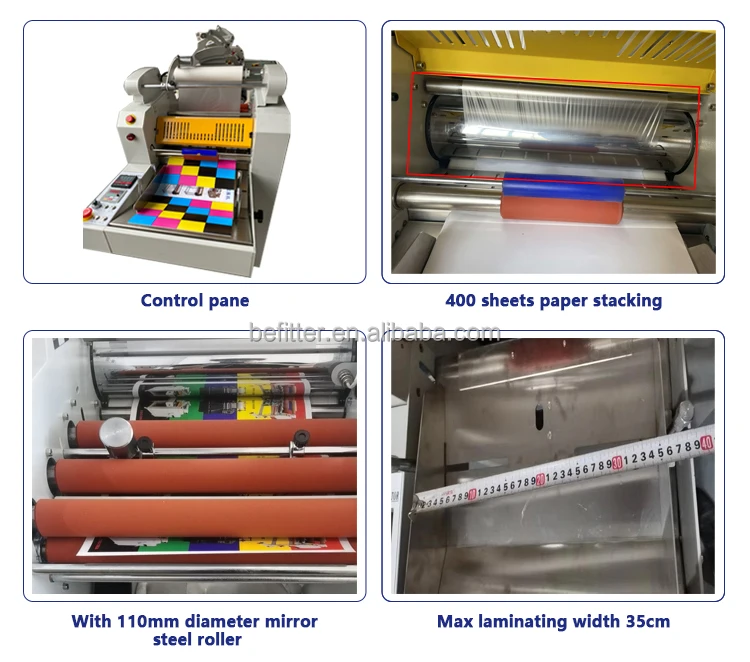 Bft-390a A3 Size Multi-function Automatic Feeding Roll Laminate Machine ...