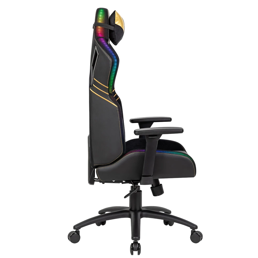 Wholesale Custom Adjustable Leather RGB Reclining Swivel Gamer Stuhl ...