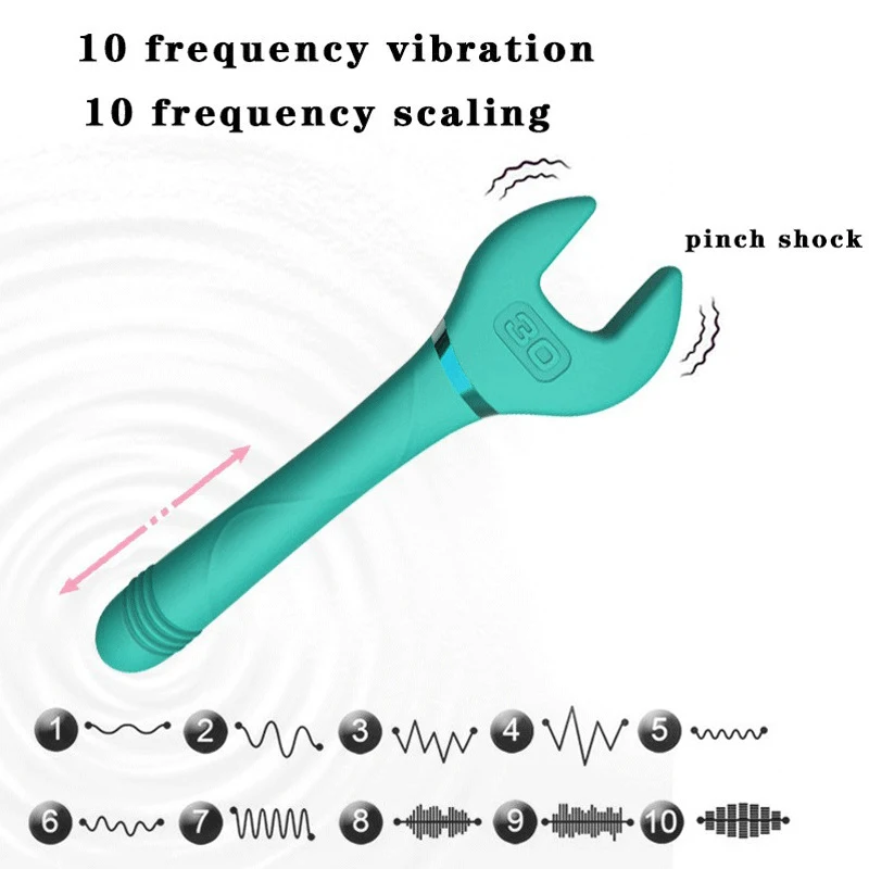New Hot Vibrator - 10-Frequency Massage Wrench for Adults