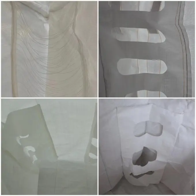 1000kg 2200lbs Fibc Cubical Baffle Bulk Heavy Duty Super Sack Big Jumbo ...