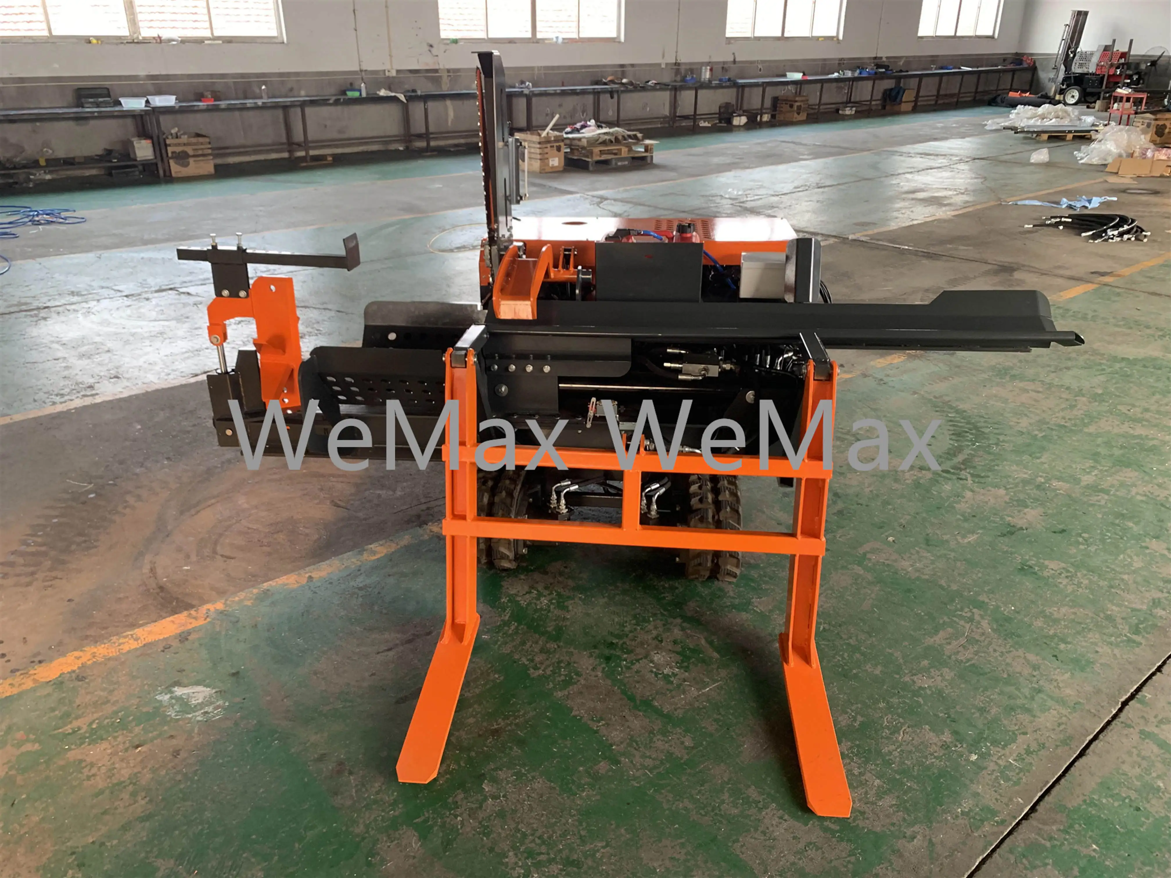 Robot Wood Processor / Automatic Log Splitter / Tracked Firewood ...