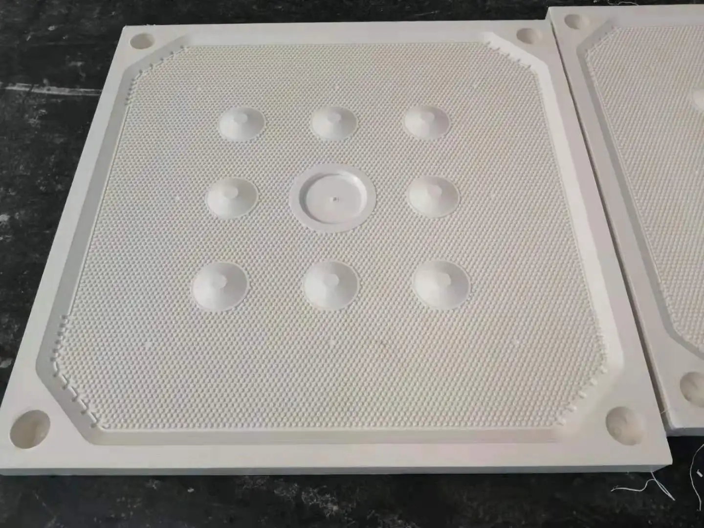 800*800 Filter Press Plate Pp Filter Plate For Sewage Sludge Dewatering ...