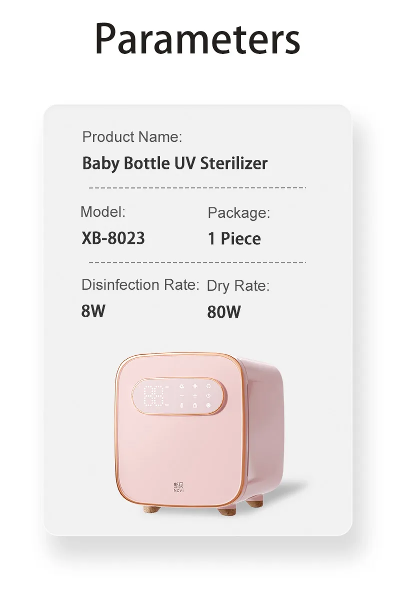 18L Countertop Portable UVC Lamp Disinfection Cabinet Electric ...