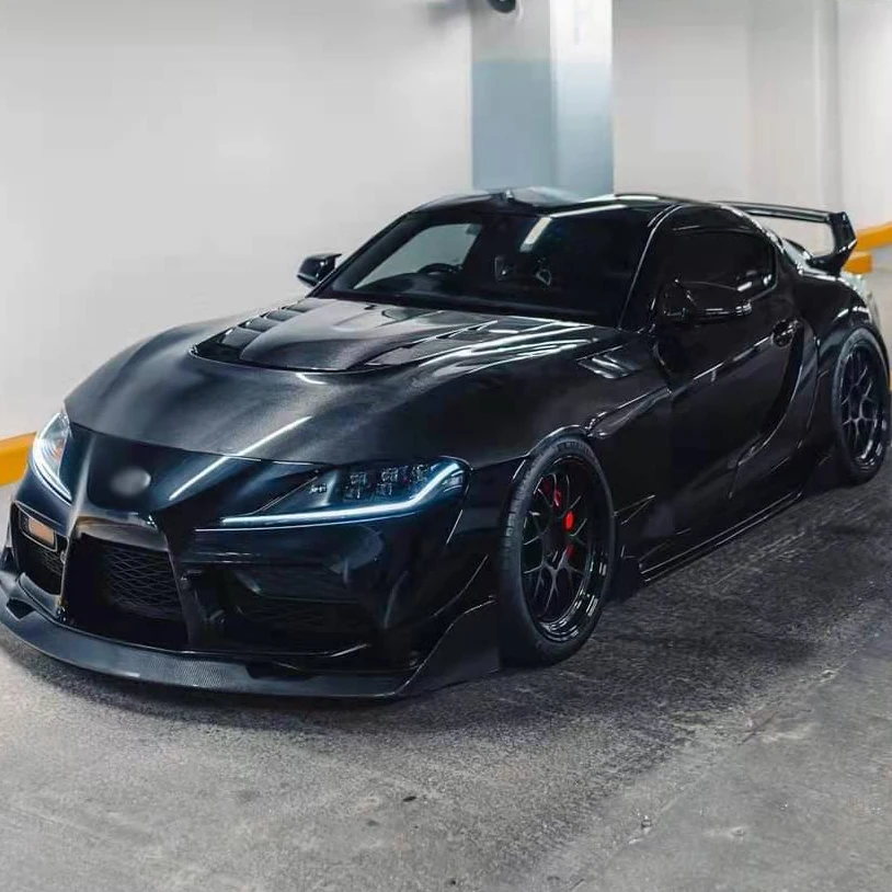 Carbon Fiber Hood Bonnet Tv Vrs Style For A90 A91mk5 Supra 2020 2021 ...