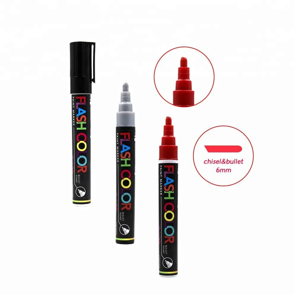Valve-action Structure 16 Vibrant Colors Permanent Marker Drawings Pen ...