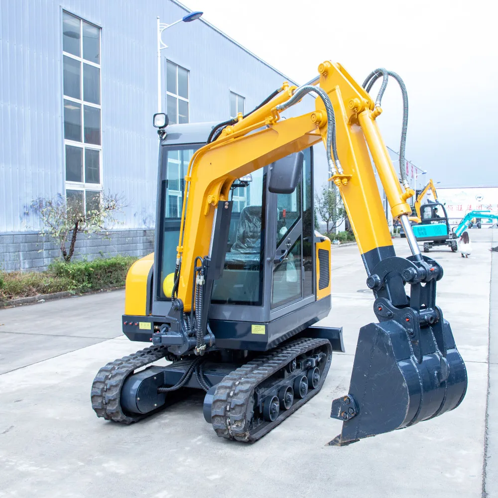 Cheap Mini 2.5 Ton Excavators With Cockpit Small Excavators With Full ...