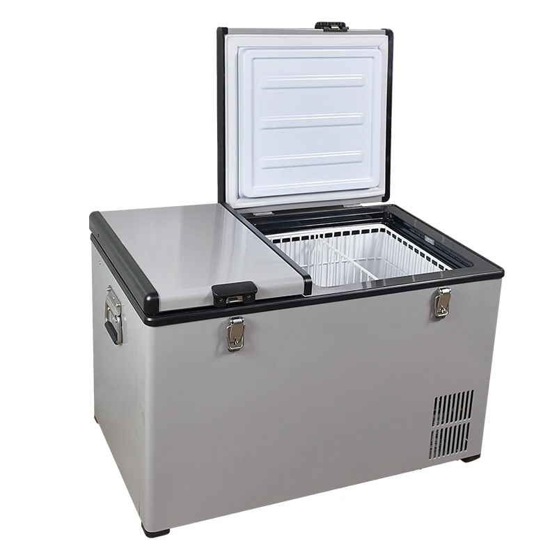 Car Fridge Outdoor Refrigerator 85l With Dual Zone And Removable Basket ...