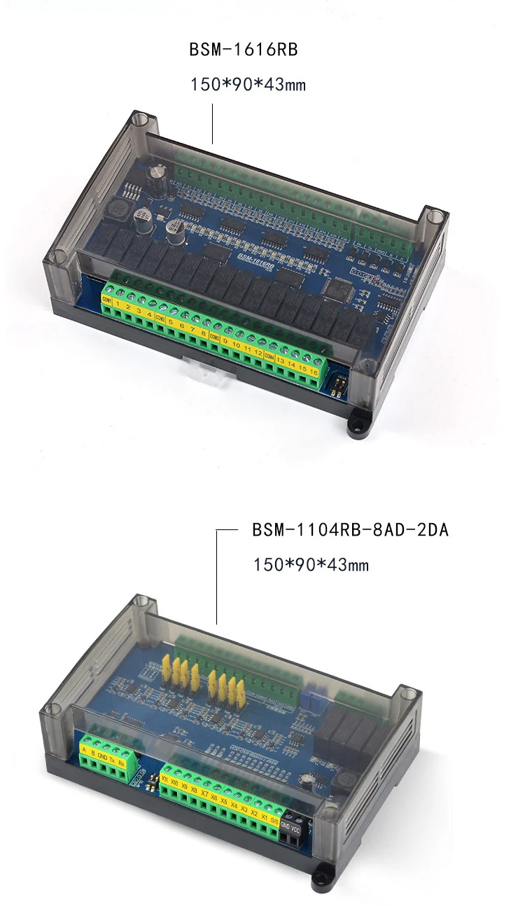 Rs232485 Modbus Rj45 Io Module Tcpipp Rtu 8 Analog Input 4 Digital Input 4 Relay Output Module 