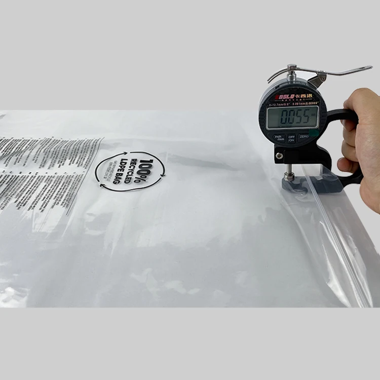 High Quality Plastic Packaging Clear Pe Bag Recycling Ldpe Polybag With ...