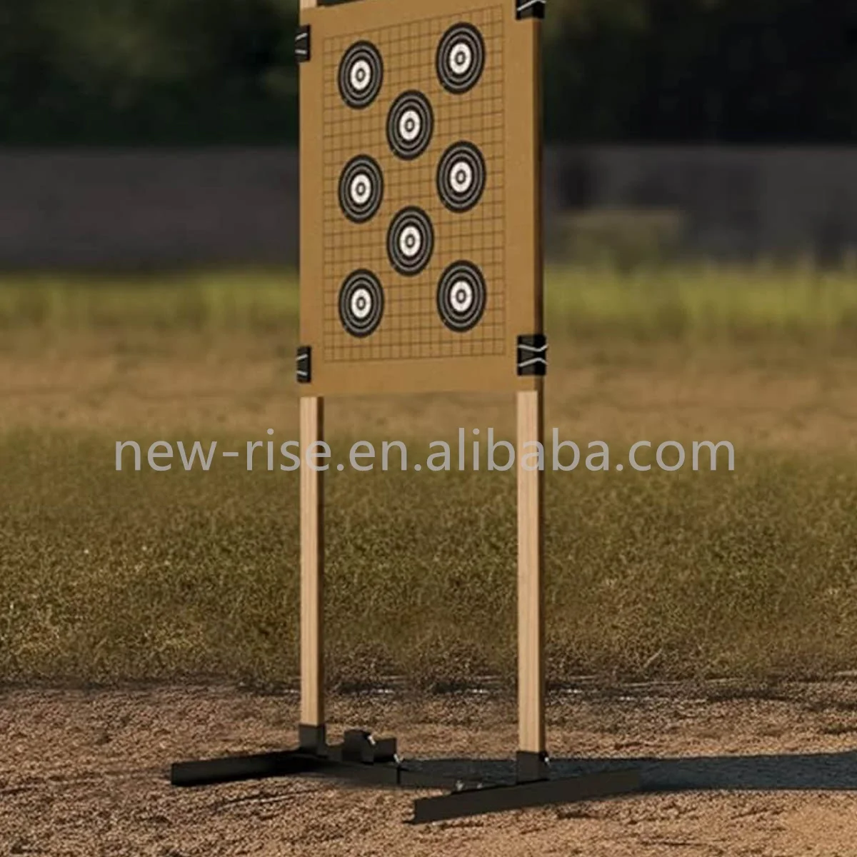 Durable Adjustable Target Stand for Outdoor Shooting Practice
