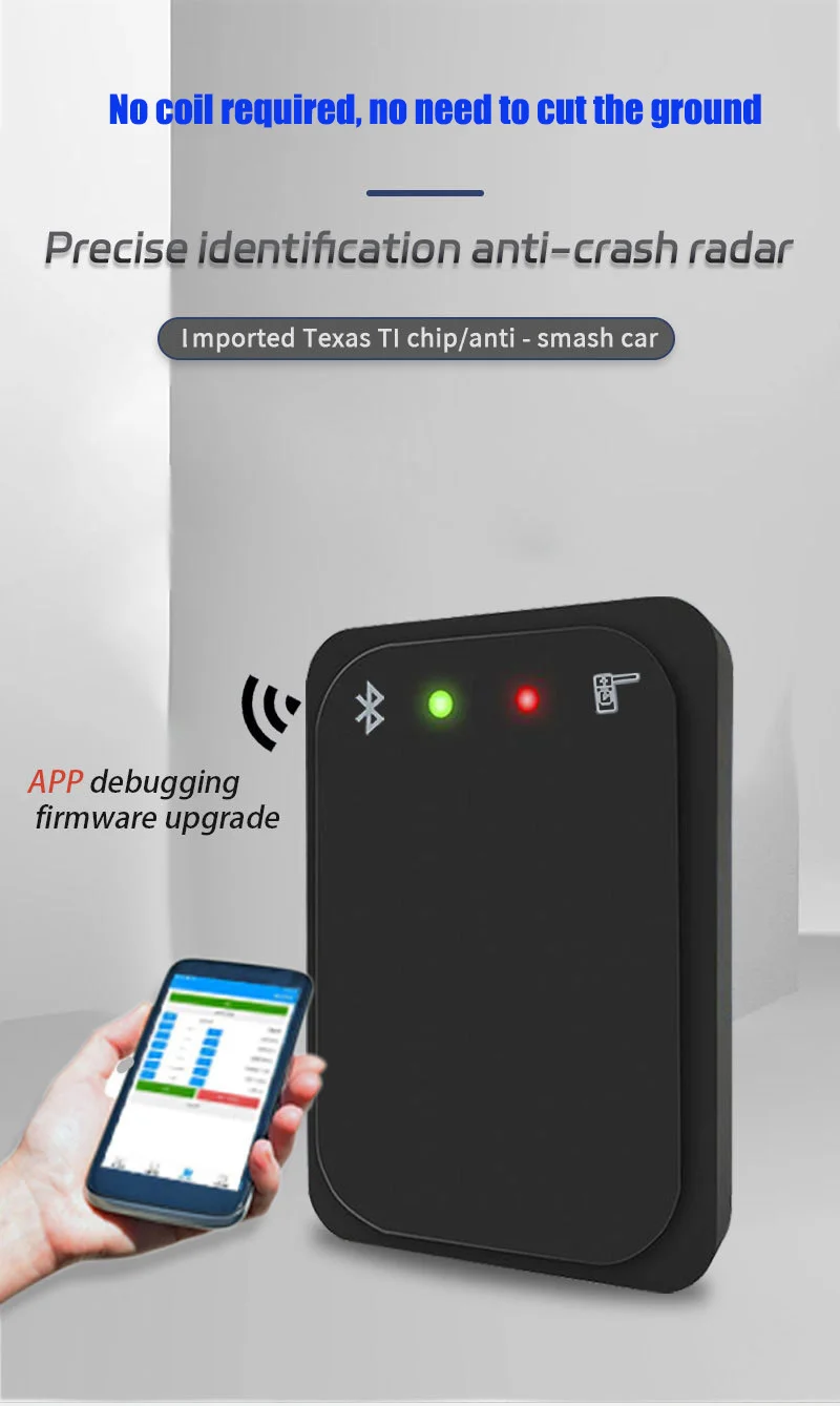 Vehicle Sensor Boom Barrier Anti-smashing 79ghz Microwave Bluetooth ...