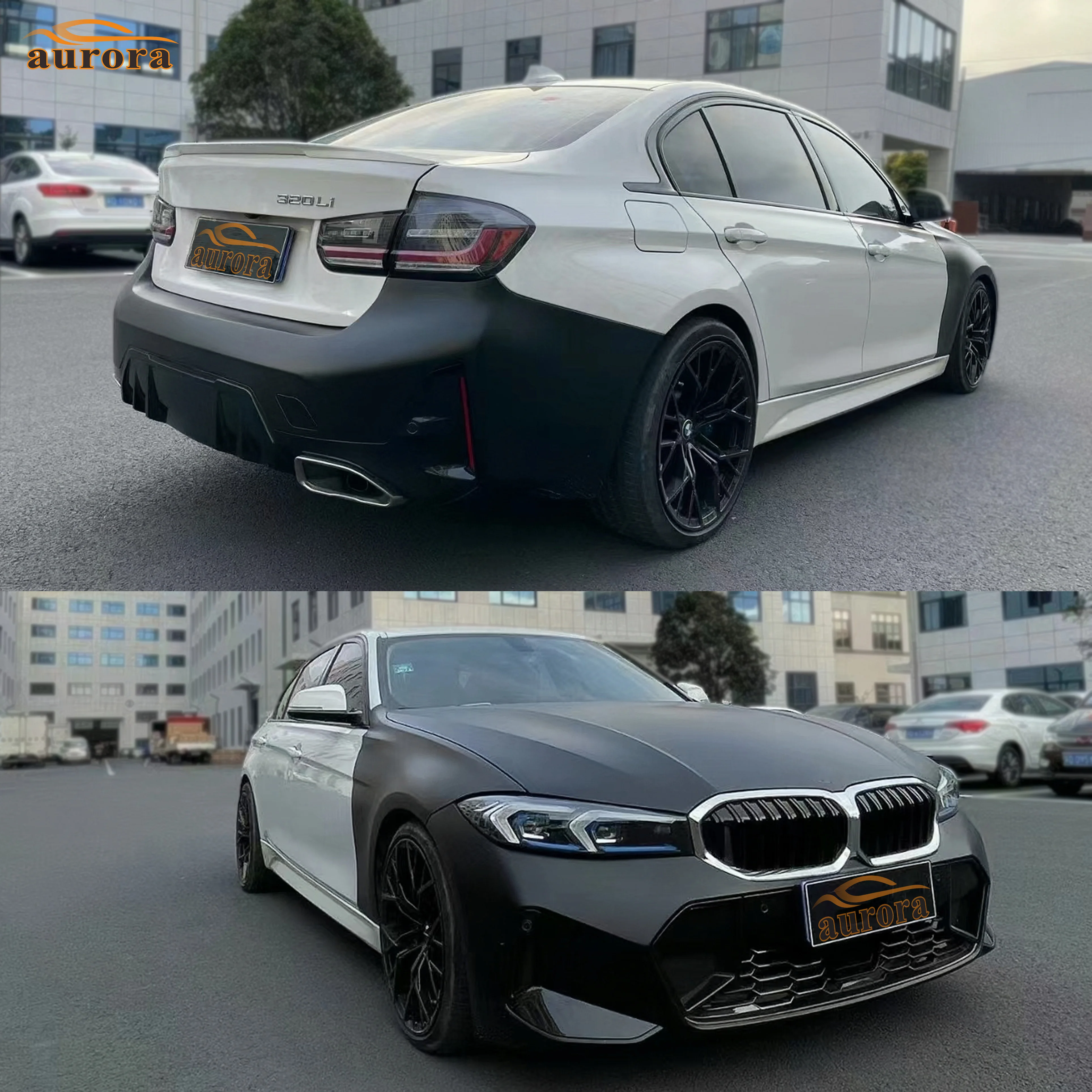 F30 F35 Upgrade to 2023 G20 LCI MT Style Body Kits for BMW 3 2013-2019 ...
