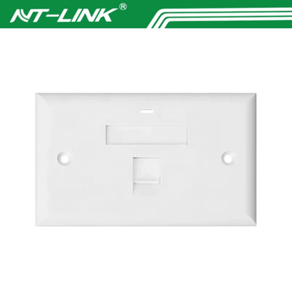 USA RJ45 Multiport Face Plate ABS Network wall faceplate RJ45 America ...