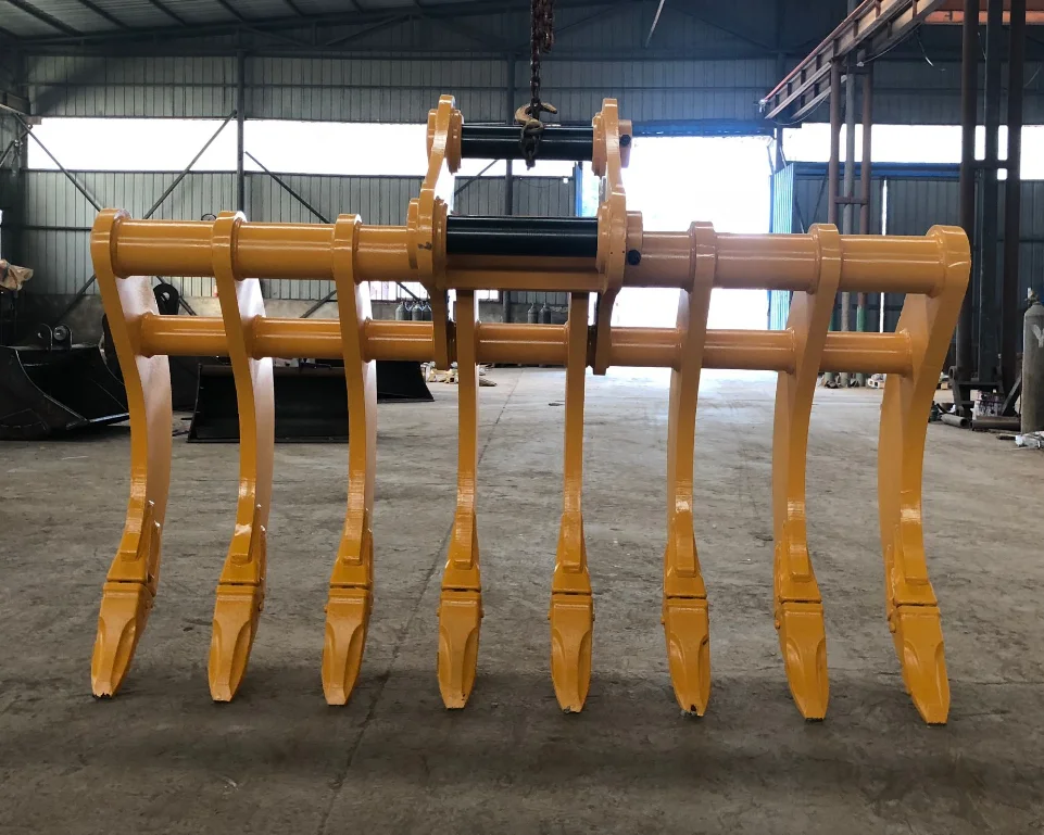 RSBM Excavator Root Rake - Durable & Efficient Attachments