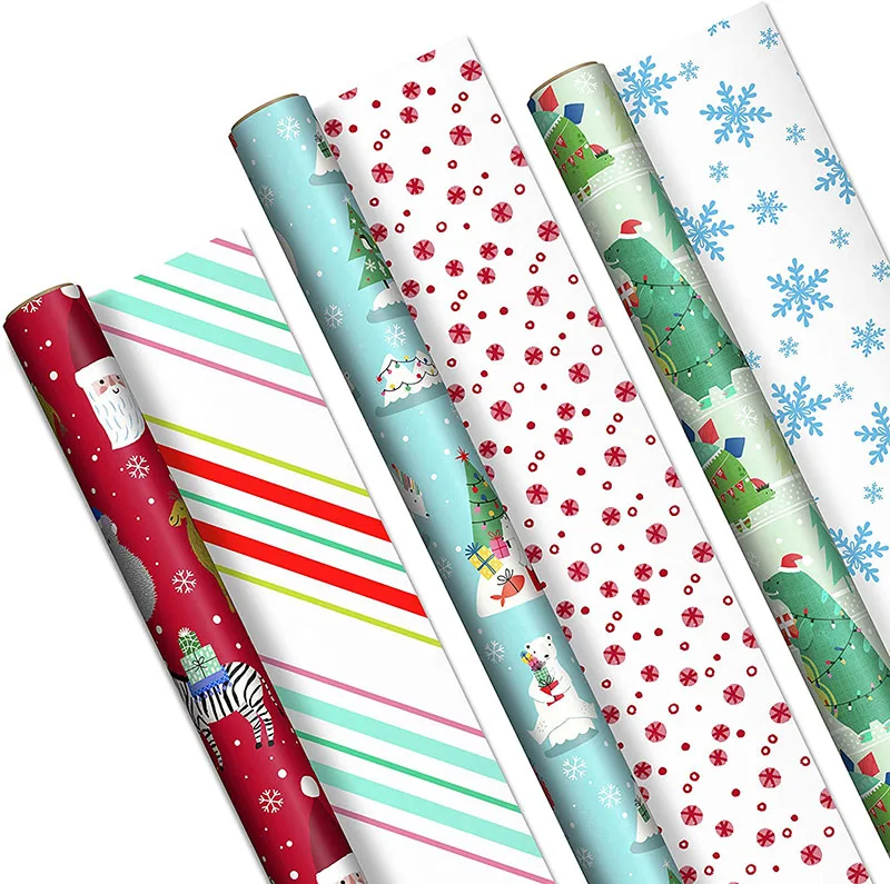 Custom Printed Wrapping Paper Roll Gift Wrapping Paper Manufacturer ...