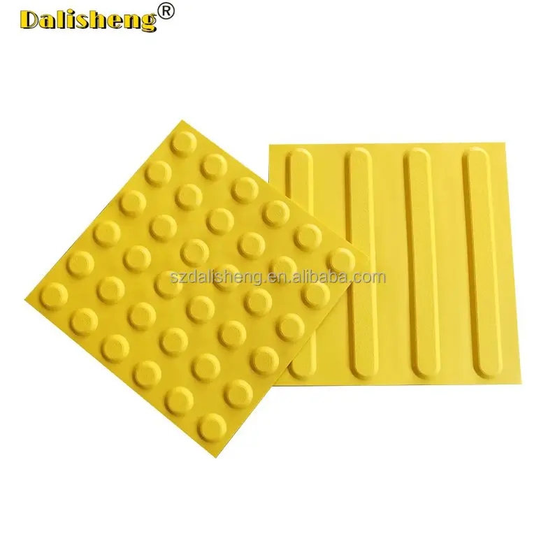 Plastic PVC TPU Rubber Tactile Paving Tile Mat ABS