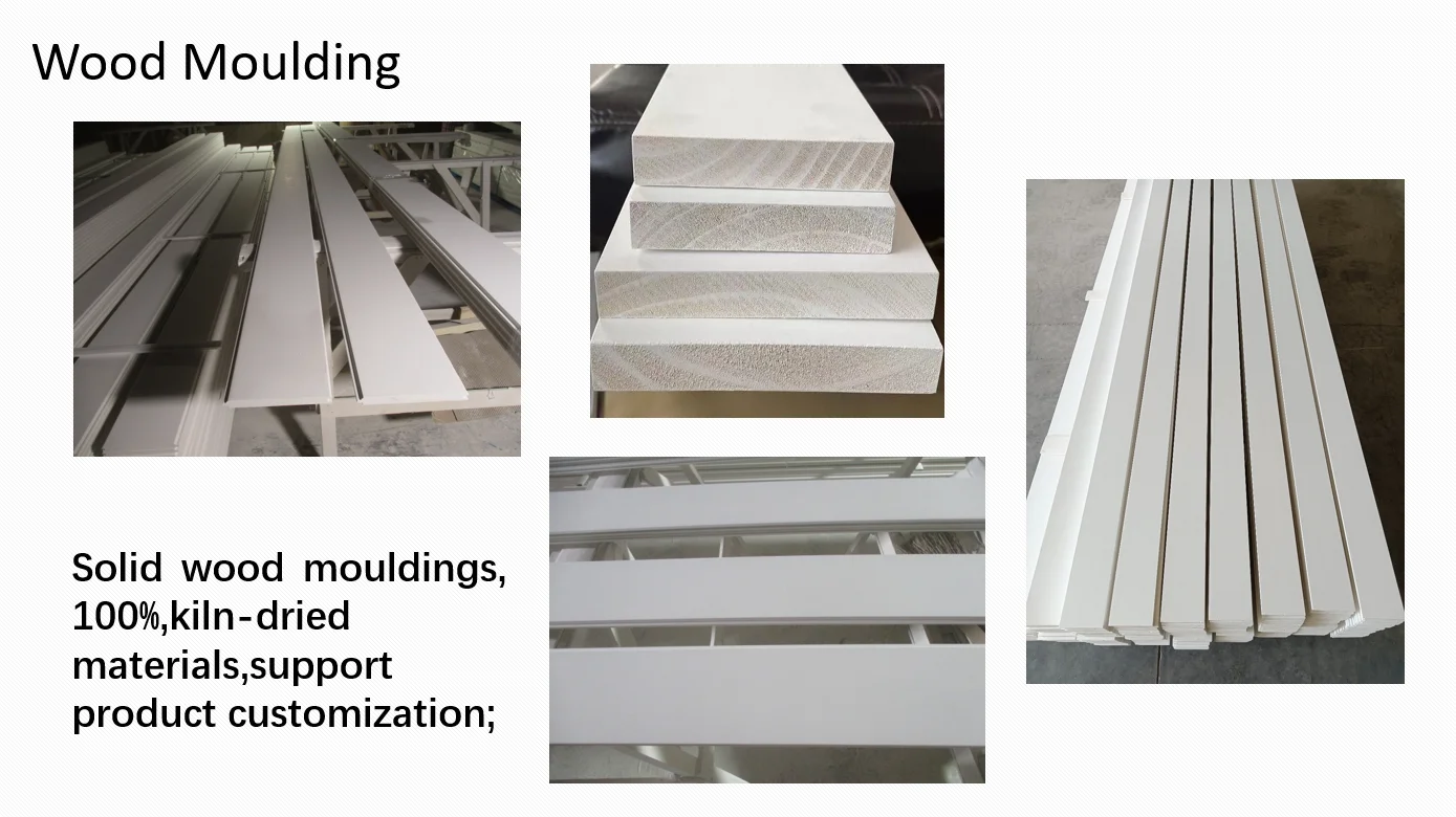 White Primed Wall Trim Baseboards Skirting Boards Wood Mouldings - Buy ...