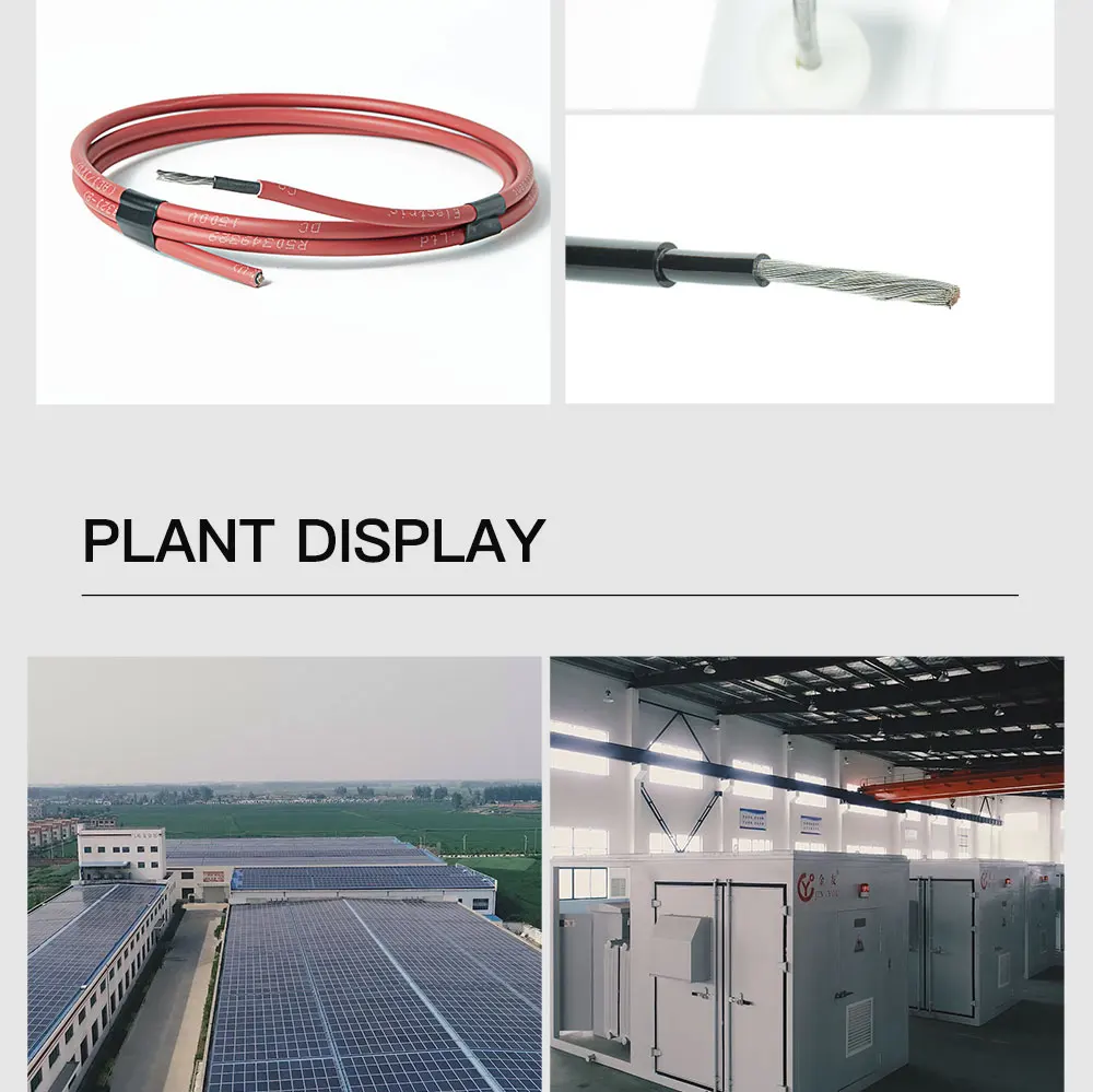 Pv Solar Panels Cable Electric Wire Black Red Irradiated Pv Cable ...
