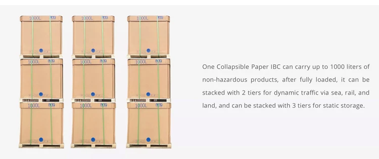 Jijid Disposable Paper Ibc 1000l Liquid Container With Cardboard Ibc ...