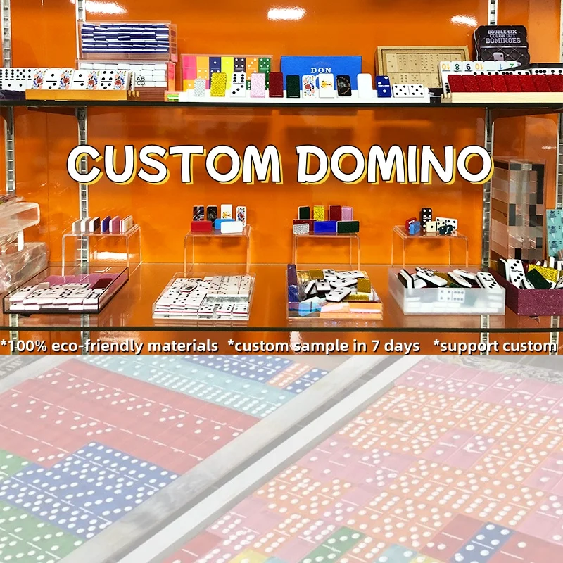 Double Six Acrylic Dominoes Set - Professional & Stylish