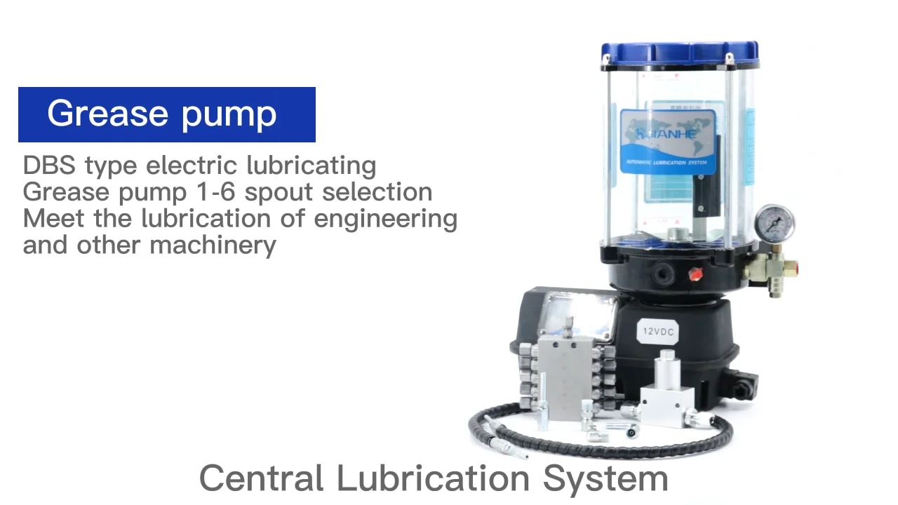 Dbs 2l 24v 1-6 Outlet Automatic Lubrication Pump Oiller Of Auto Grease ...