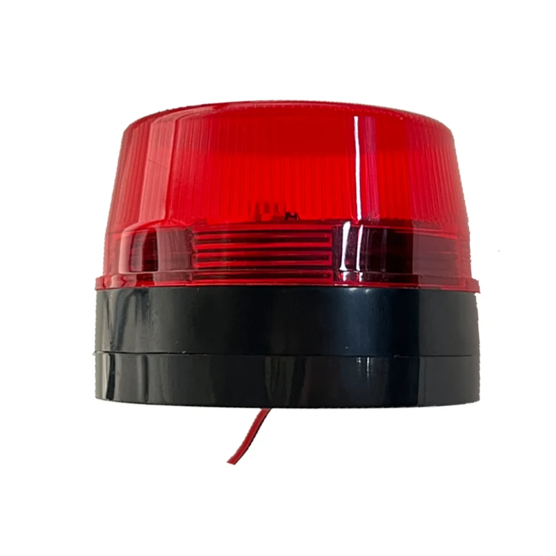 Dc 12v Warning Lamp Round Red Wired Strobe Light Buy Strobe Light Red