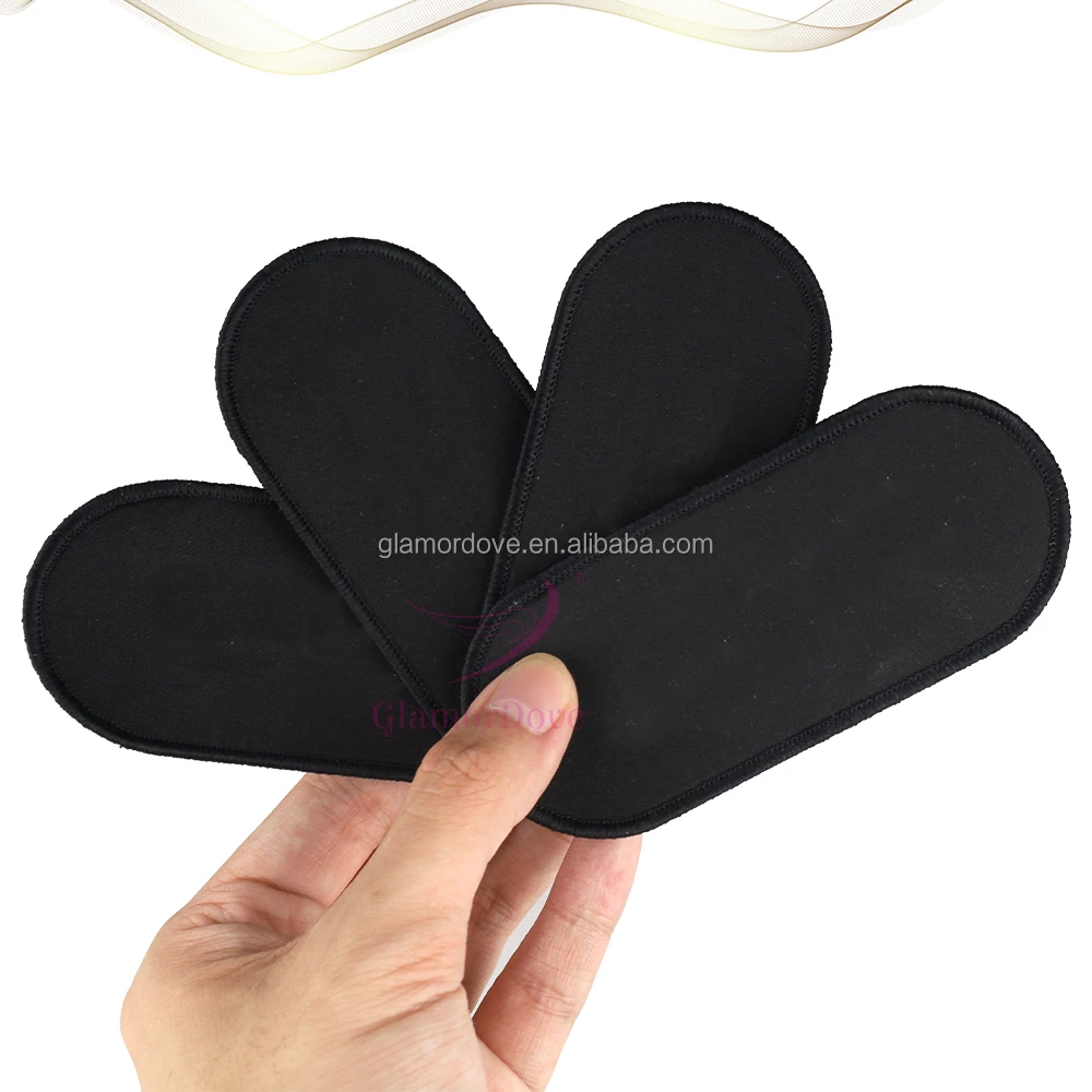 Luxury Custom Stitchwork Logo Hair Gripper Pads with Sewed Edges Magic ...