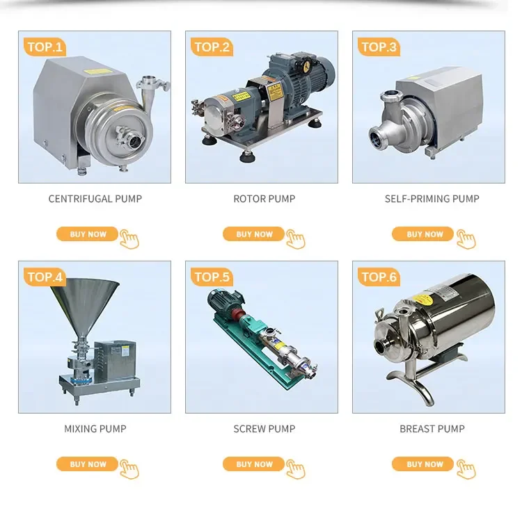 1.5KW High Viscosity Food Grade Stainless Steel Pump