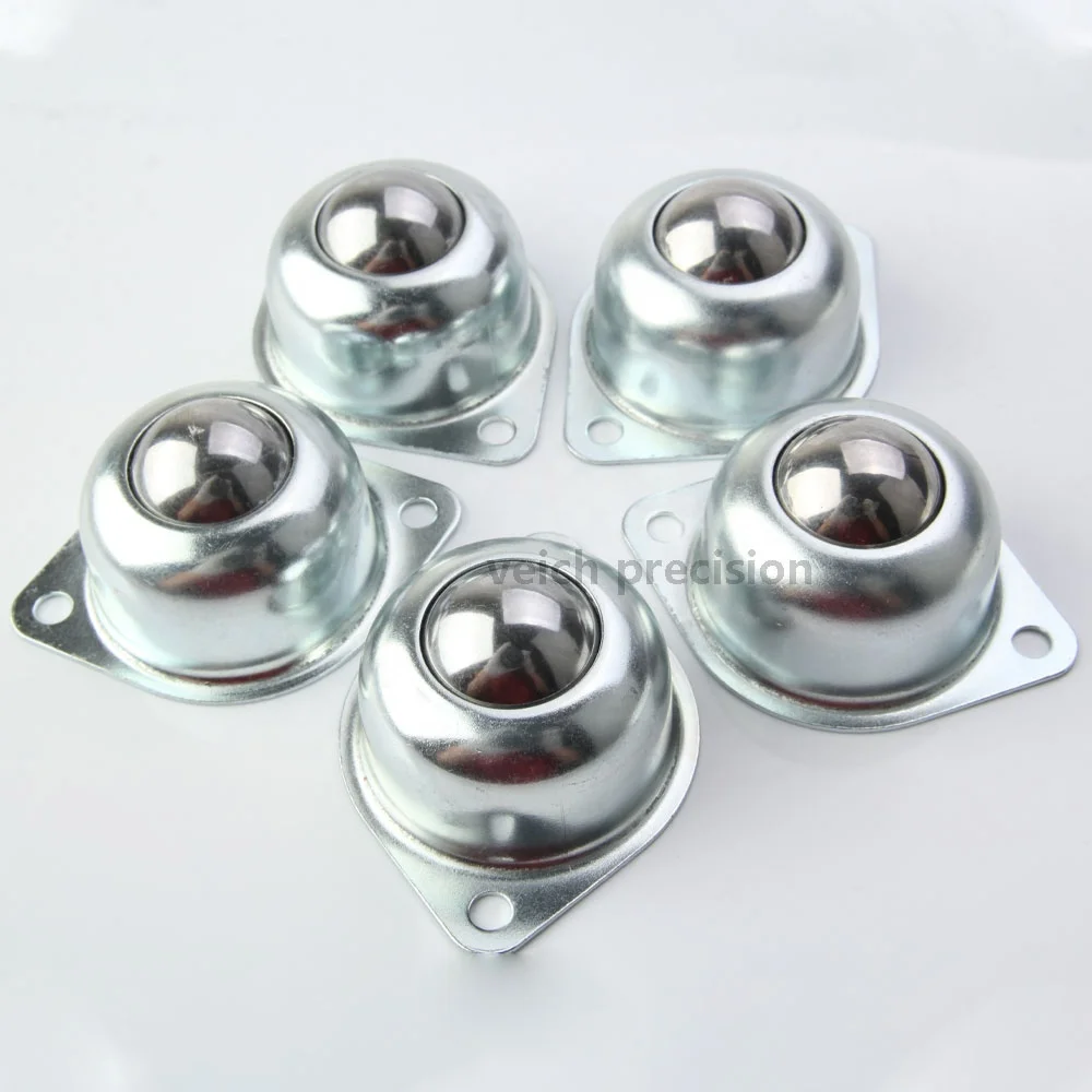 Universal Nylon/Steel Roller Ball Transfer Bearing Caster Round Bull ...