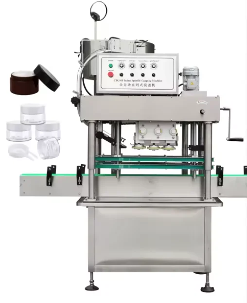 Factory Direct Desktop Automatic Capping Machine For Round & Water Bottles High Efficiency Cap ...